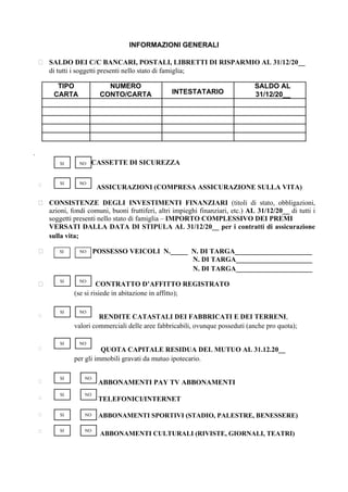 Modulo unico modulo s.c.e.f totale | PDF