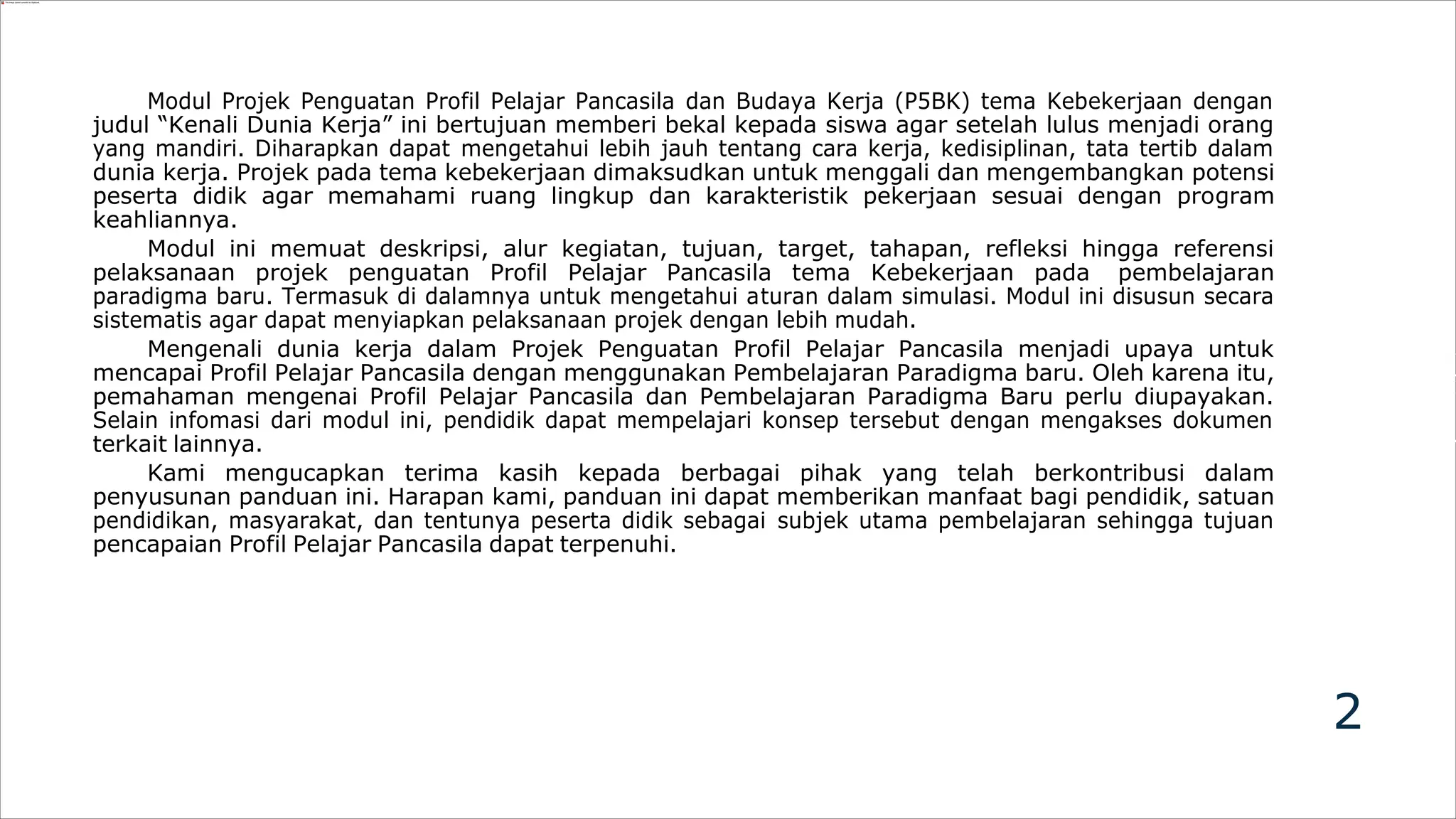 MODUL P5BK TEMA KEBEKERJAAN KENALI DUNIA KERJA.docx