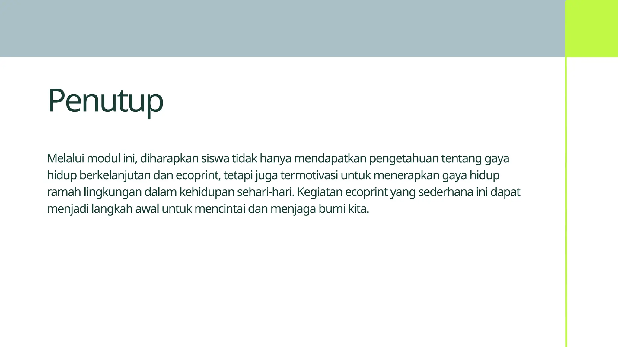 Modul P5 Gaya Hidup Berkelanjutan dengan Ecoprint (Kelas 4, 5, 6) - Presentasi.pptx