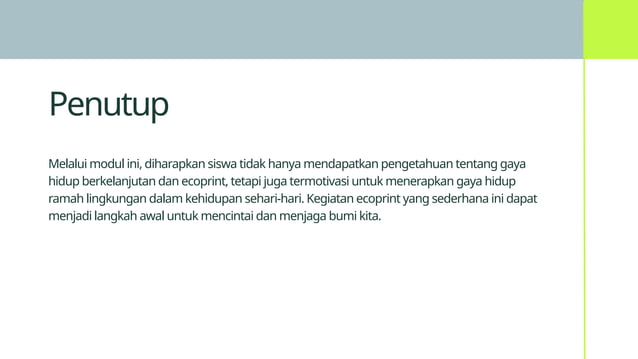 Modul P5 Gaya Hidup Berkelanjutan dengan Ecoprint (Kelas 4, 5, 6 ...