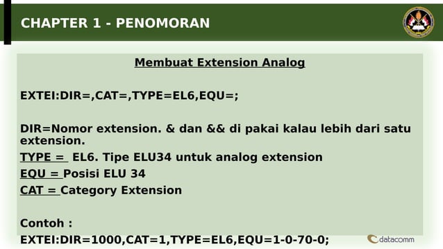 MODUL PABX PEMBELAJARAN SEKOLAH MENENGAH KE ATAS | PPT