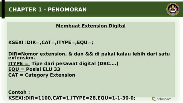 MODUL PABX PEMBELAJARAN SEKOLAH MENENGAH KE ATAS | PPT