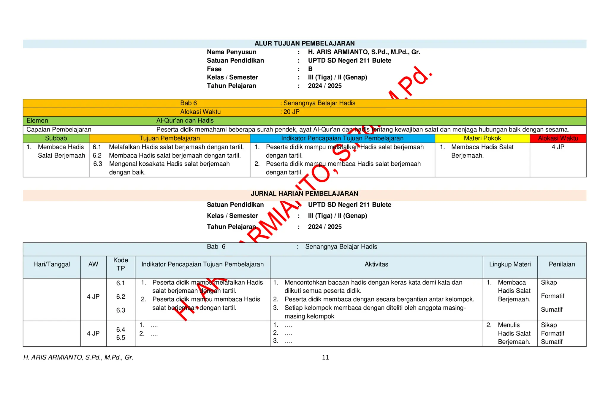 MODUL AJAR PENDIDIKAN AGAMA ISLAM (PAI & BP) KELAS 3 REVISI CP 032 KURIKULUM MERDEKA.pdf