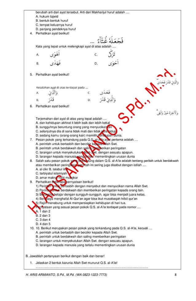 MODUL AJAR PENDIDIKAN AGAMA ISLAM (PAI & BP) KELAS 6 REVISI CP 032 KURIKULUM MERDEKA.pdf