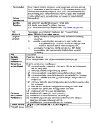 Modul paj tahap i thn 1 v5 lengkap dengan cover, pj dan pk | PDF