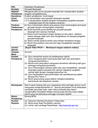 Modul paj tahap i thn 1 v5 lengkap dengan cover, pj dan pk | PDF