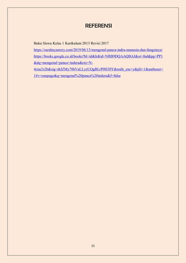 Modul Panca Indera | PDF