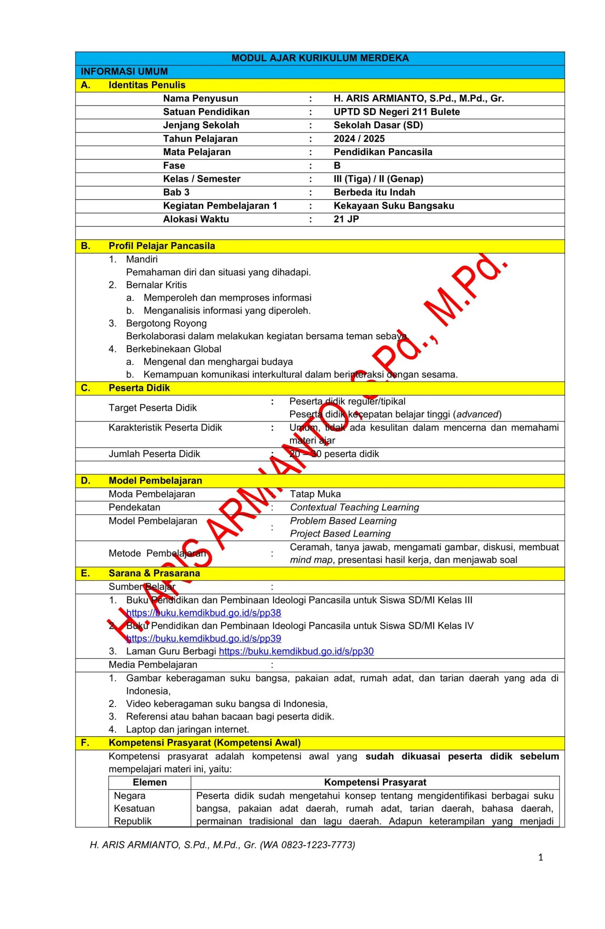 MODUL AJAR PENDIDIKAN PANCASILA KELAS 3 KURIKULUM MERDEKA CP 032.pdf