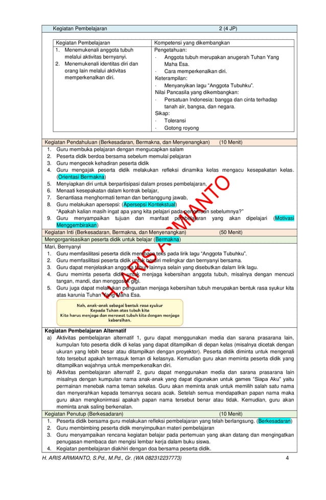 MODUL PEMBELAJARAN DEEP LEARNING PENDIDIKAN PANCASILA KELAS 1 CP 032 REVISI 2025 KURIKULUM ...