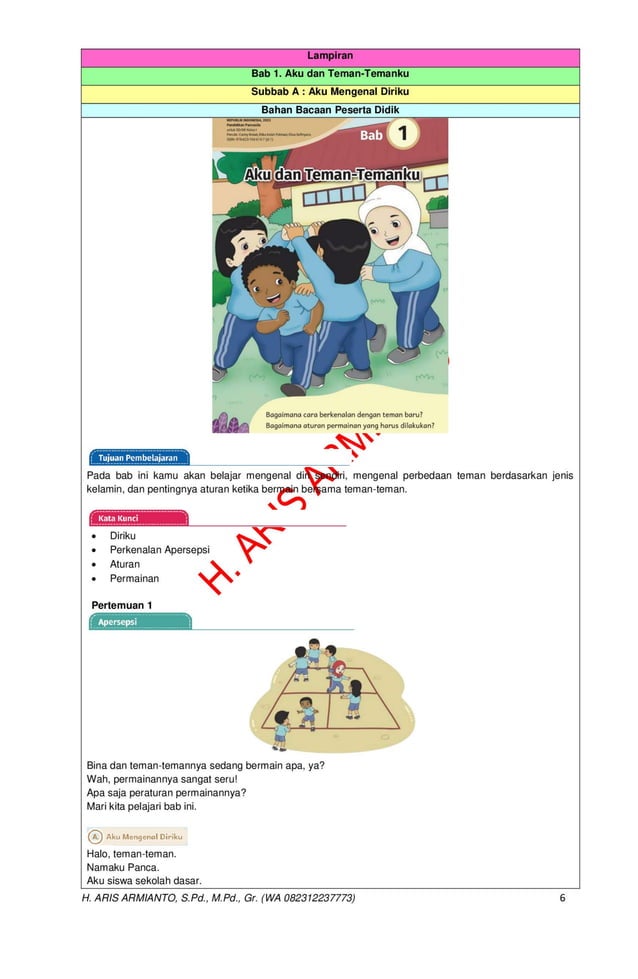 MODUL PEMBELAJARAN DEEP LEARNING PENDIDIKAN PANCASILA KELAS 1 CP 032 REVISI 2025 KURIKULUM ...