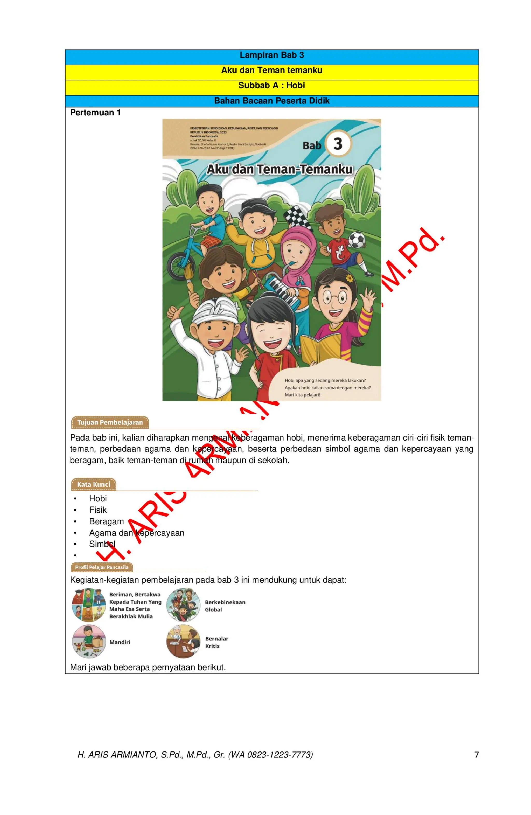 MODUL AJAR PENDIDIKAN PANCASILA (PPKN) KELAS 2 REVISI CP 032 KURIKULUM MERDEKA.pdf
