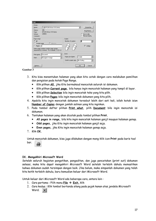 Modul panduan belajar ms. word 2007 | PDF