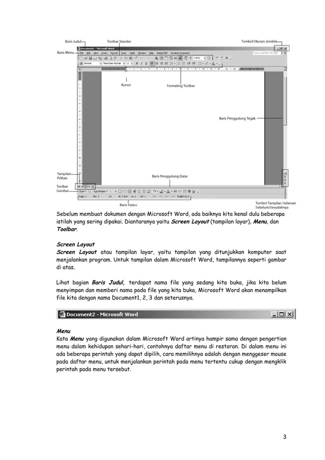 Modul panduan belajar ms. word 2007 | PDF