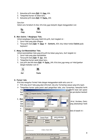 Modul panduan belajar ms. word 2007 | PDF