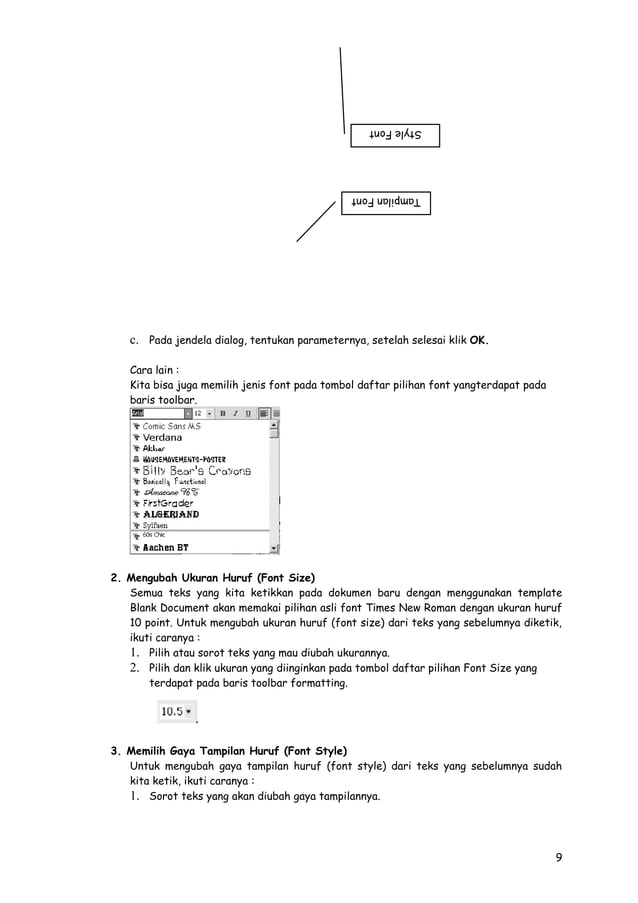 Modul panduan belajar ms. word 2007 | PDF