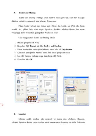 Modul Panduan Microsoft Word SD | DOCX