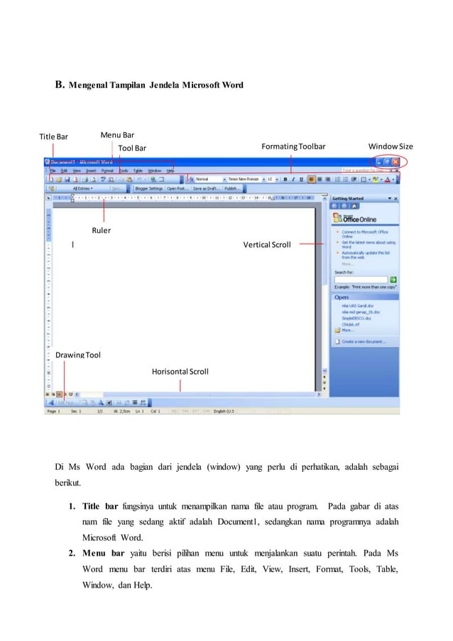 Modul Panduan Microsoft Word SD | DOCX