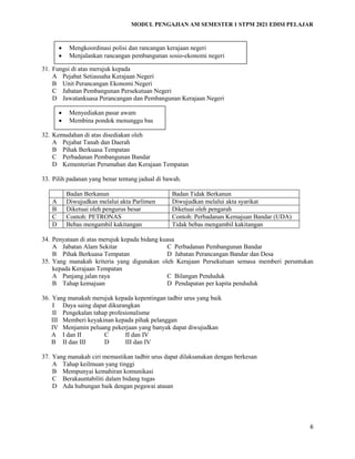 Modul pa s1 edisi pelajar | PDF