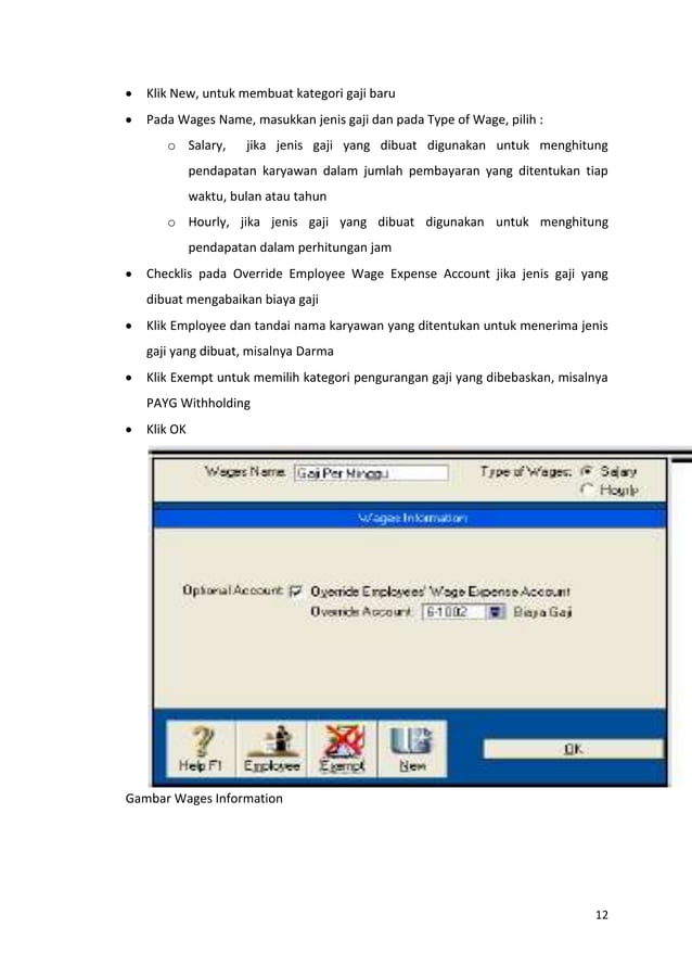 Modul payroll myob v13 | PDF