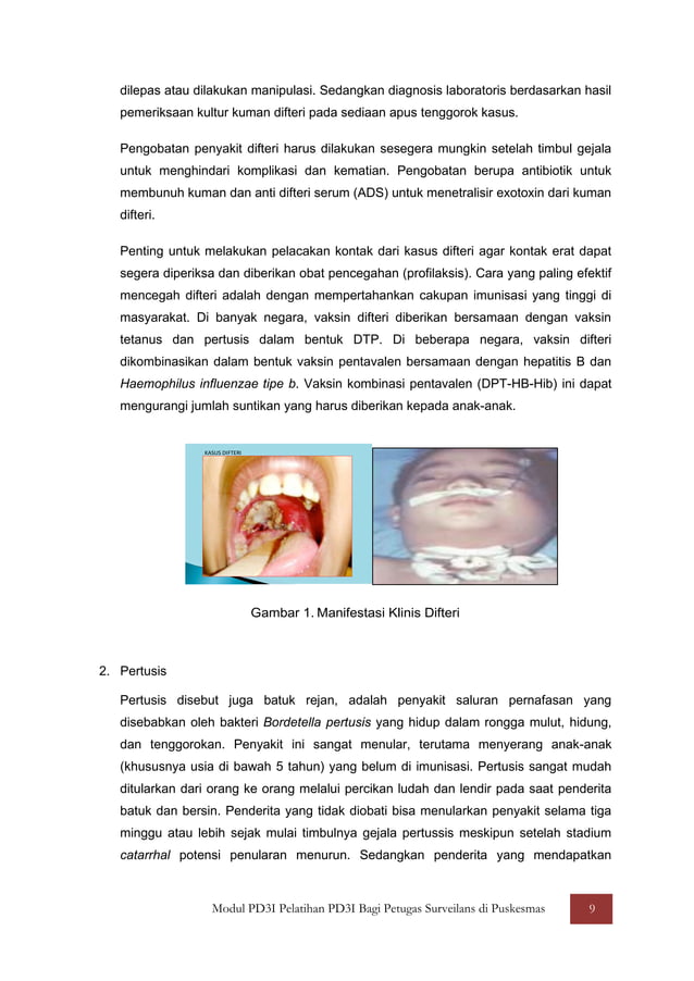 KEBIJAKAN SURVEILANS PENYAKIT YANG BISA DICEGAH DENGAN IMUNISASI (PD3I ...