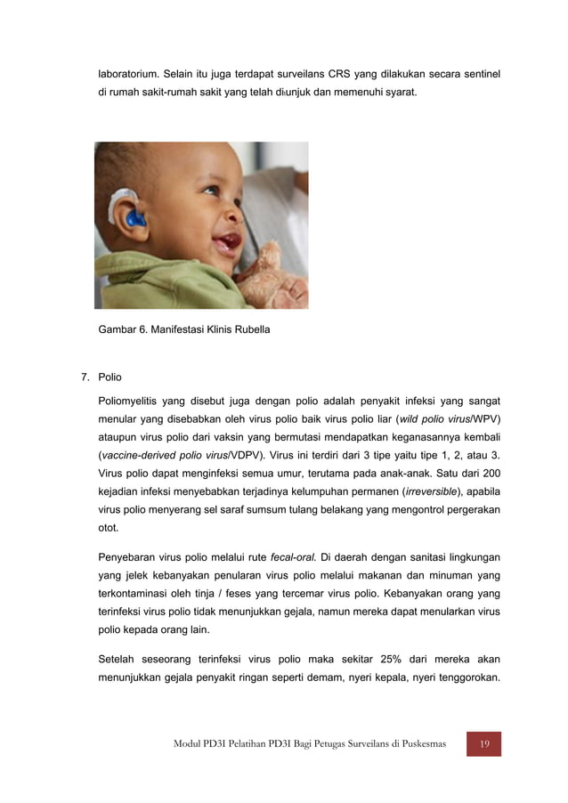 KEBIJAKAN SURVEILANS PENYAKIT YANG BISA DICEGAH DENGAN IMUNISASI (PD3I) | PDF