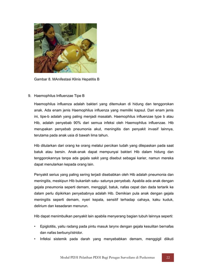 KEBIJAKAN SURVEILANS PENYAKIT YANG BISA DICEGAH DENGAN IMUNISASI (PD3I) | PDF