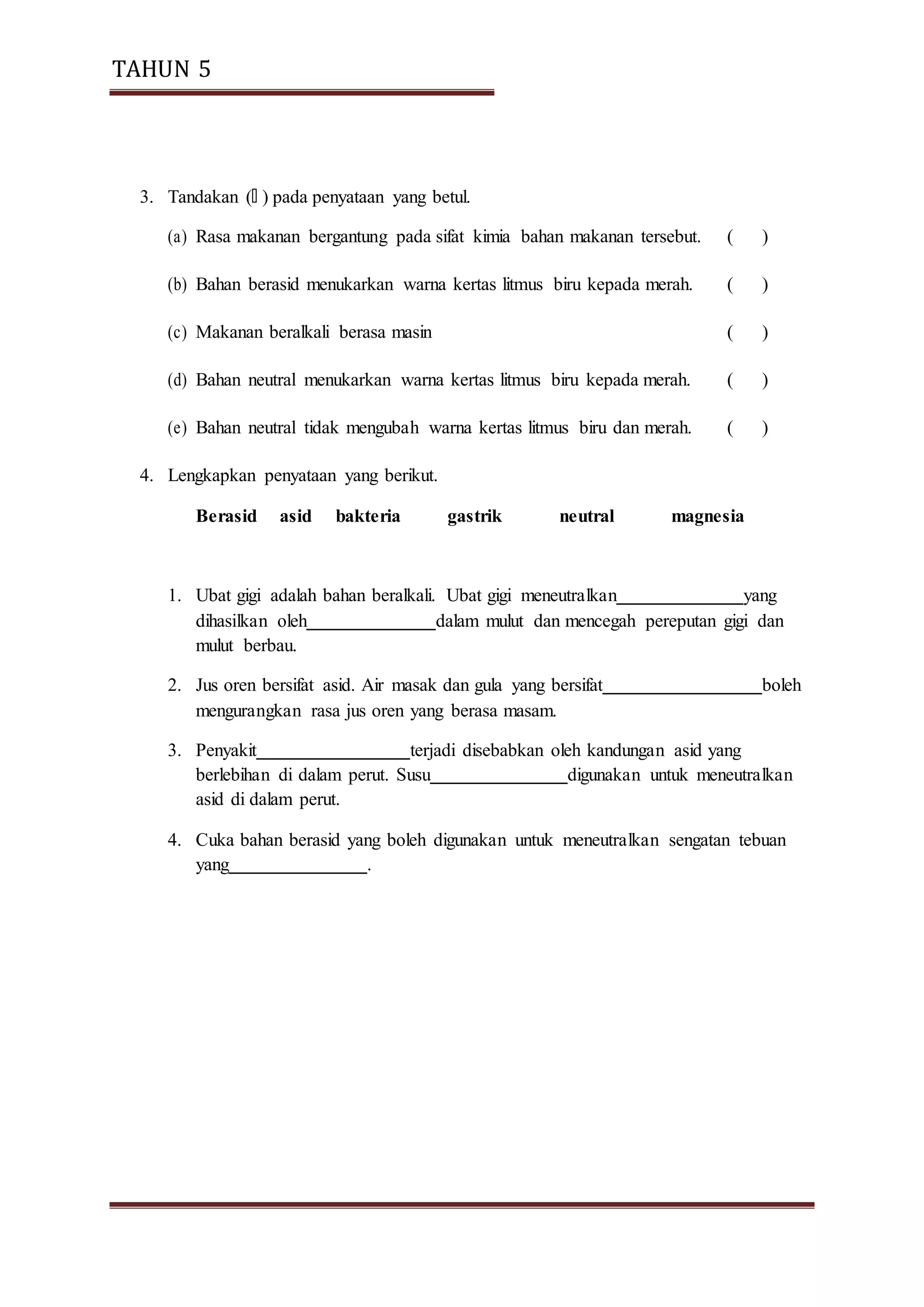 Modul pd pr sains tahun 5 (1) | DOCX