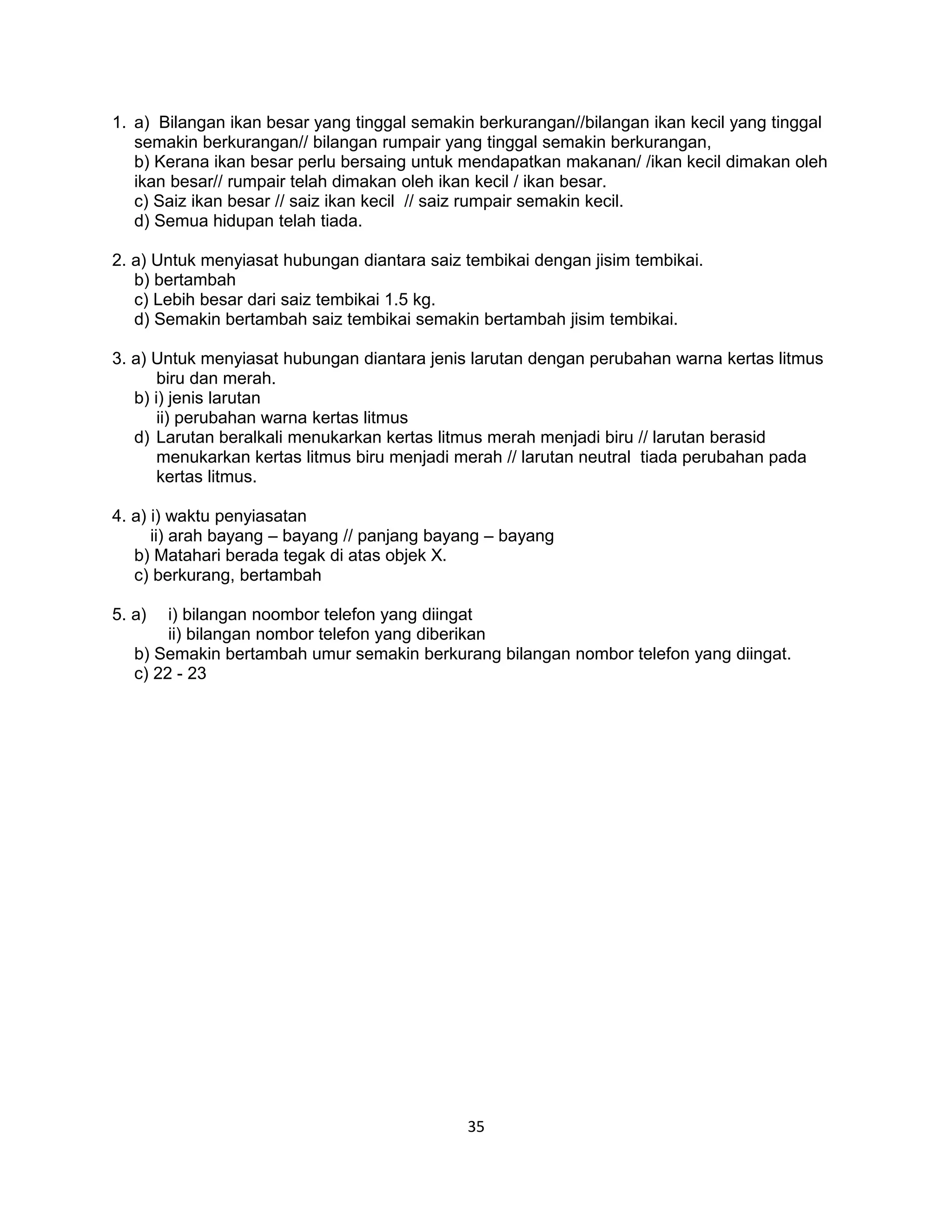 Modul pecutan set 1 sains | PDF