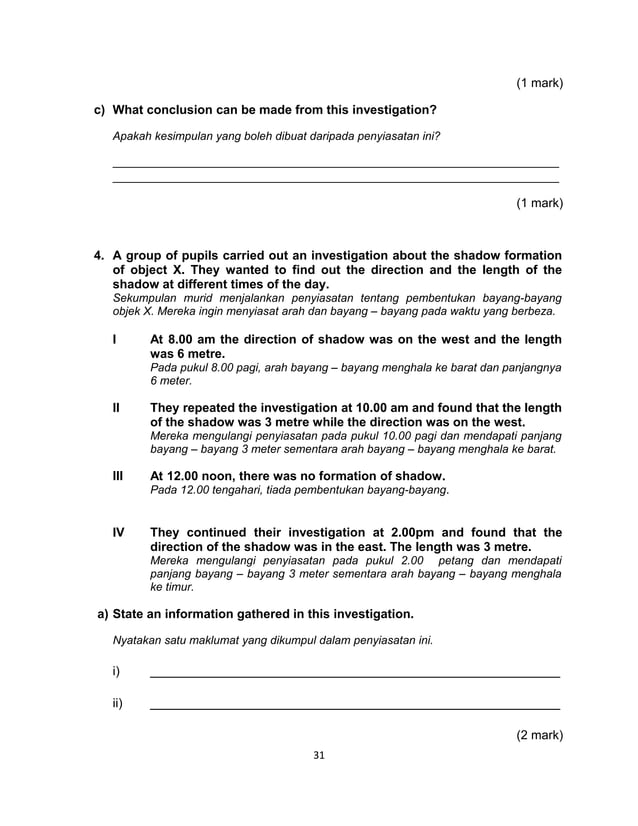 Modul pecutan set 1 sains | PDF