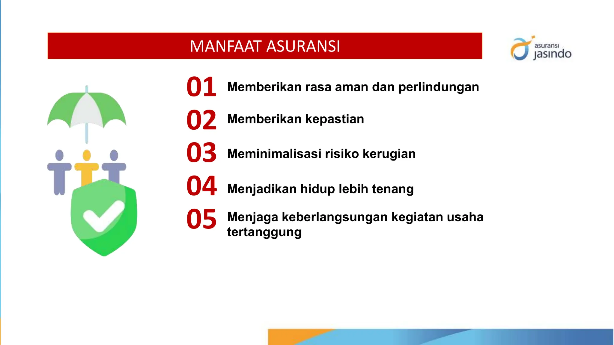 PENGERTIAN ASURANSI DI INDONESIA SERTA JENIS ASURANSI DAN MANFAATNYA | PPTX