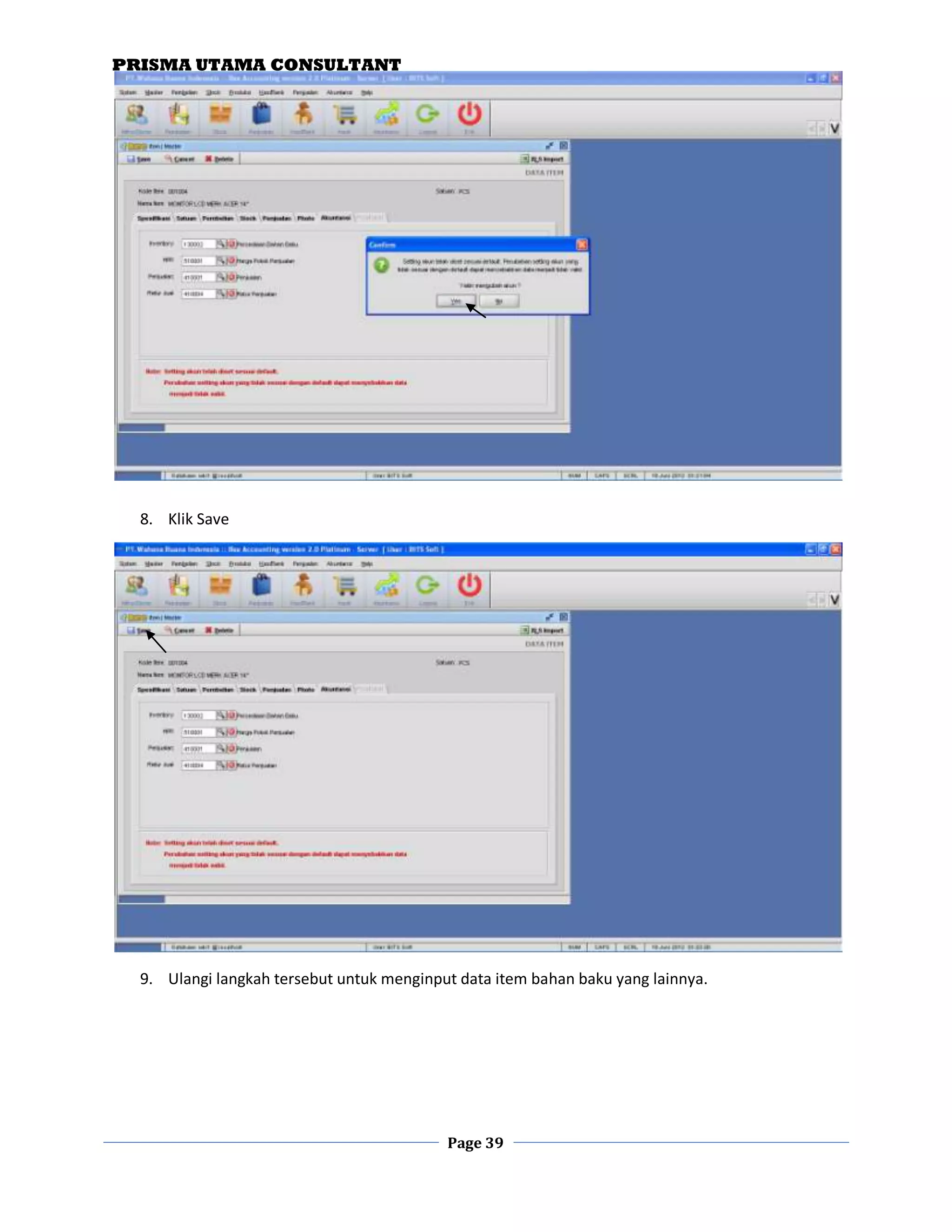 Modul pelatihan bee accounting | PDF