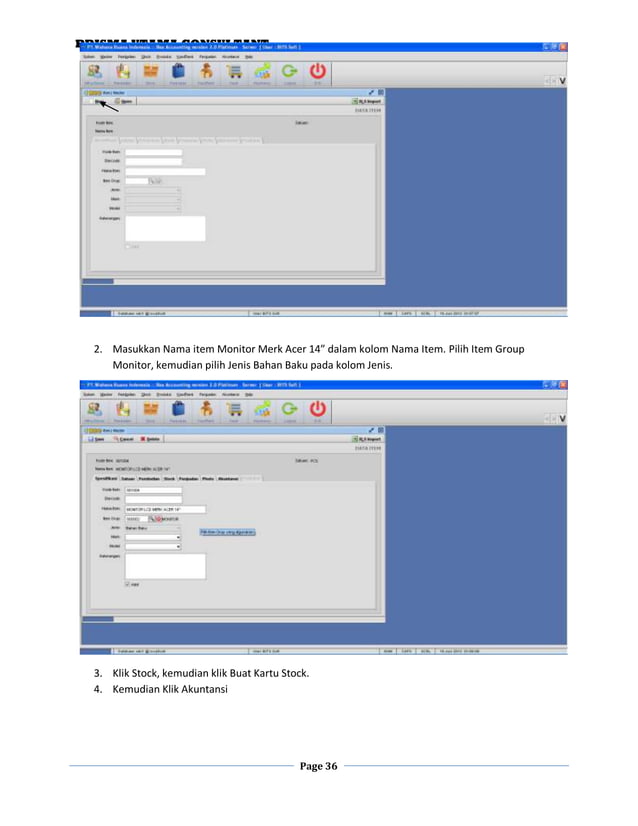 Modul pelatihan bee accounting | PDF