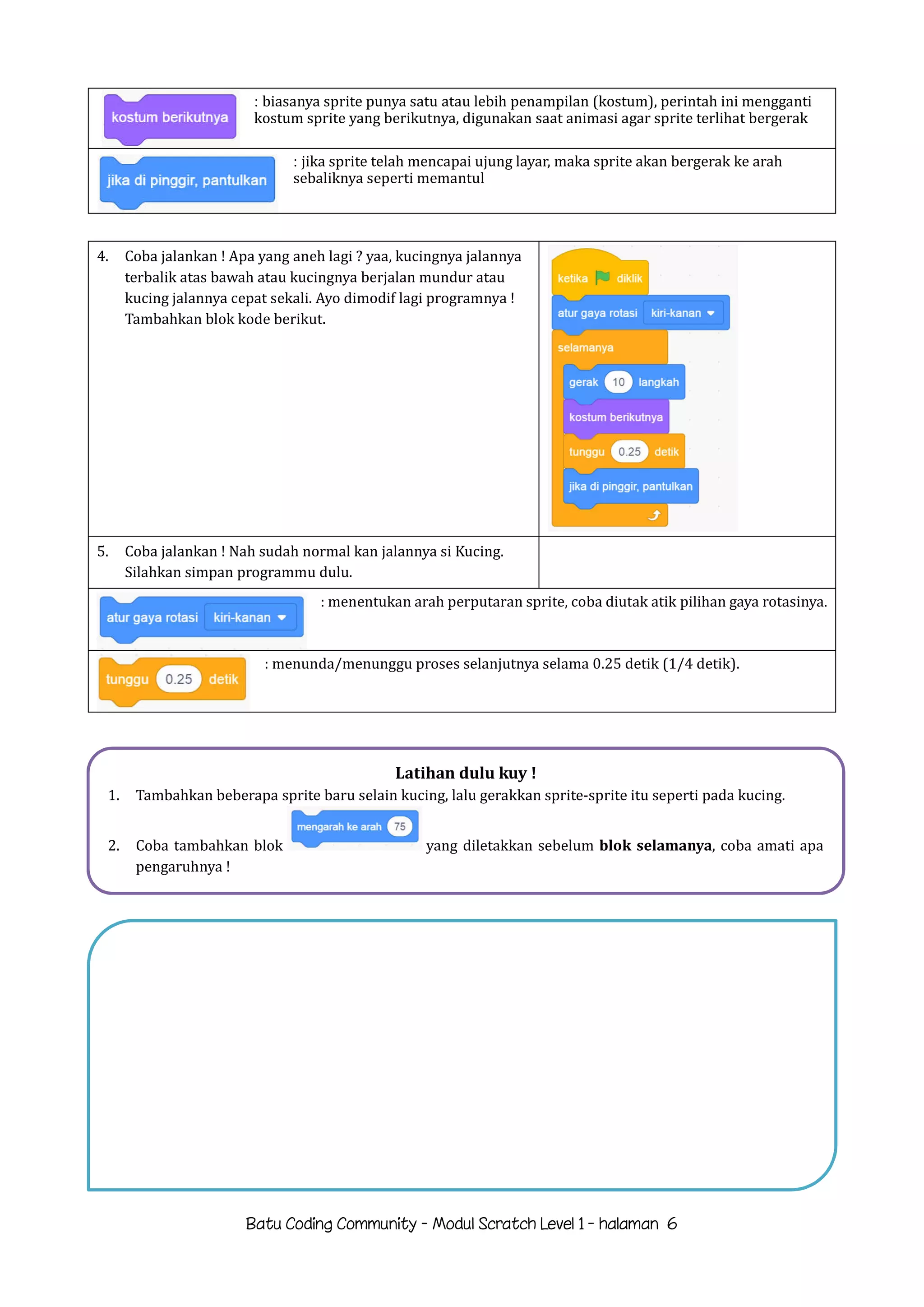 Modul Pelatihan Coding Scratch Level 1 Pdf