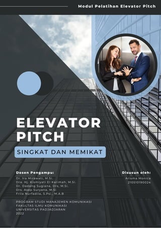 Modul Pelatihan Elevator Pitch by Arisma Monica.pdf | Free Download
