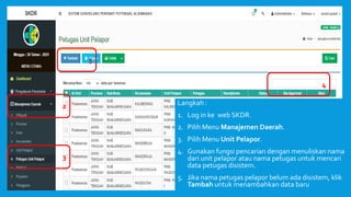 Modul Pelatihan Inti 1. Operasionalisasi Aplikasi SKDR - Management ...