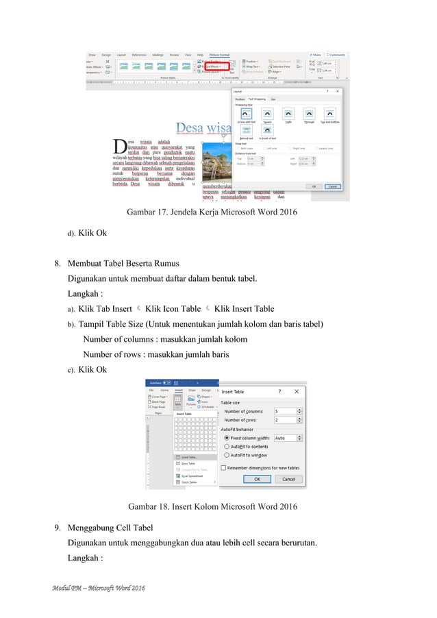 modul pelatihan word untuk pemula, mempelajari word | PDF