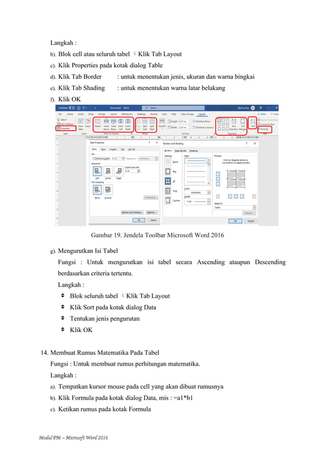 modul pelatihan word untuk pemula, mempelajari word | PDF