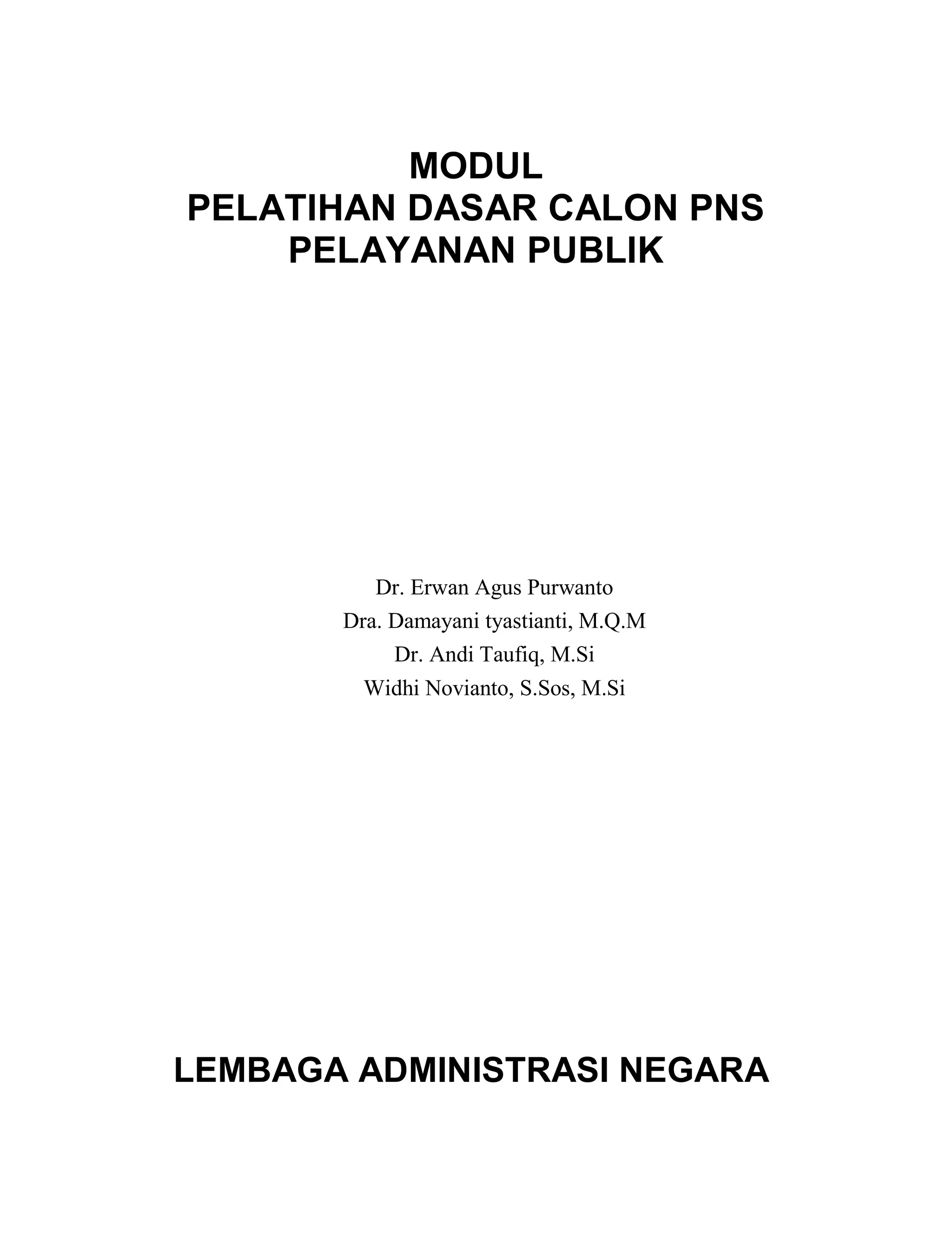 Modul DIKLAT LATSAR | PDF