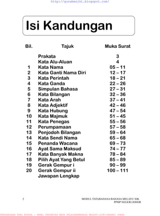 Modul pemahaman sjk | PDF