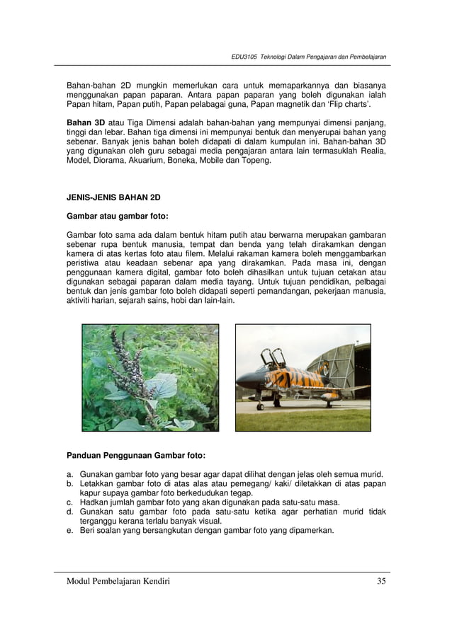 Modul pembelajaran edu3105 | PDF