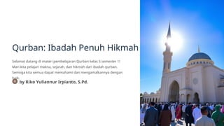 Modul Pembelajaran - Ibadah Qurban.pptx