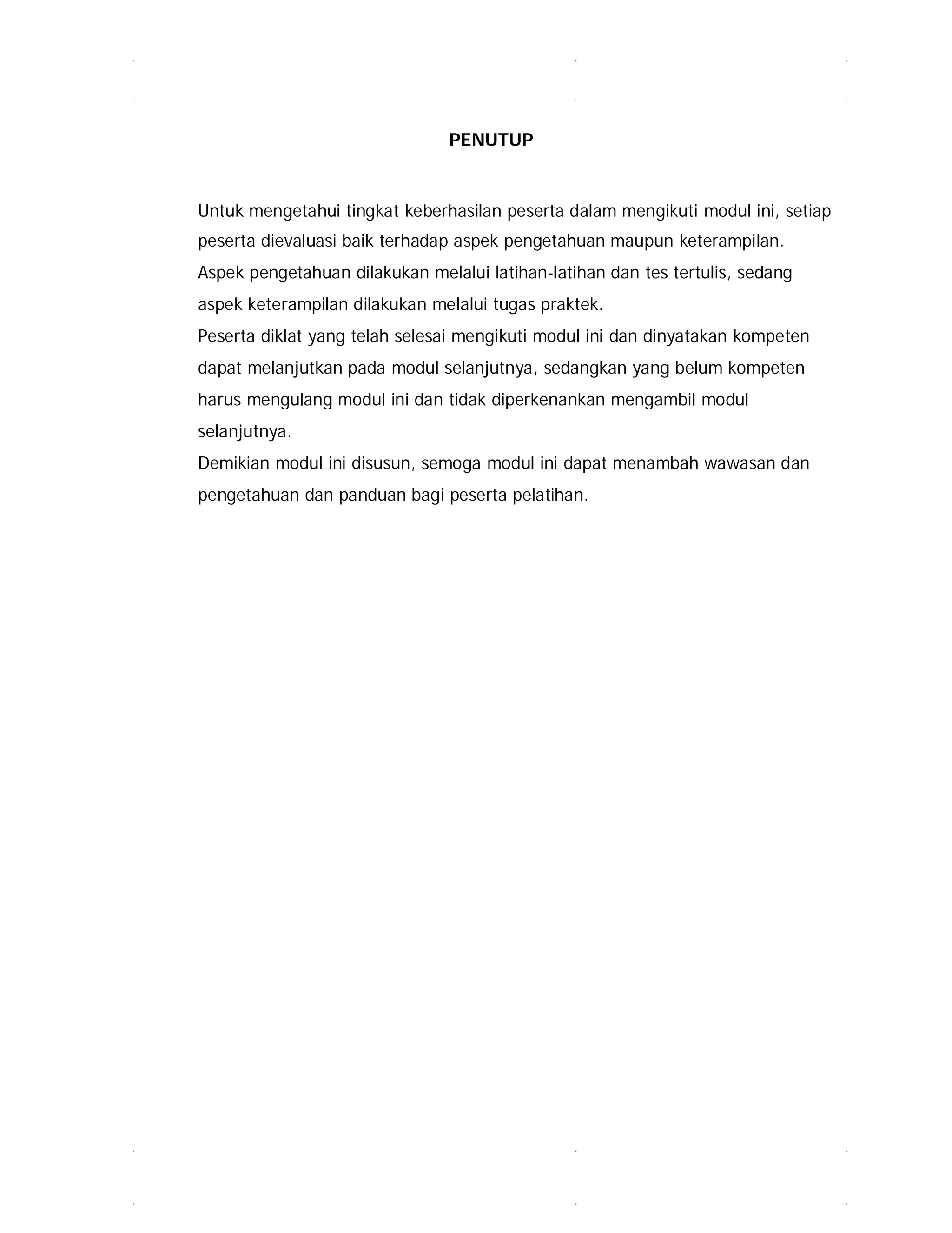 Modul Pembelajaran 01 | PDF