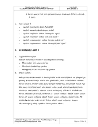 Modul Pembelajaran 01 | PDF