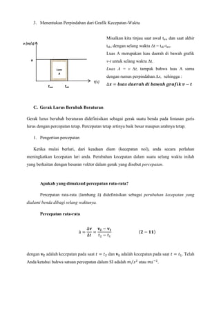 Modul pembelajaran materi glb glbb sma | PDF
