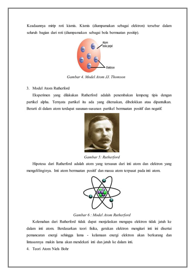 Modul pembelajaran kimia struktur atom | DOCX