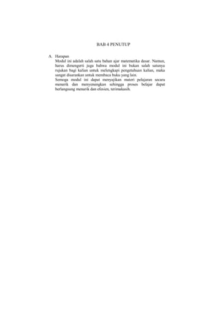 Modul media pembelajaran matematika | PDF