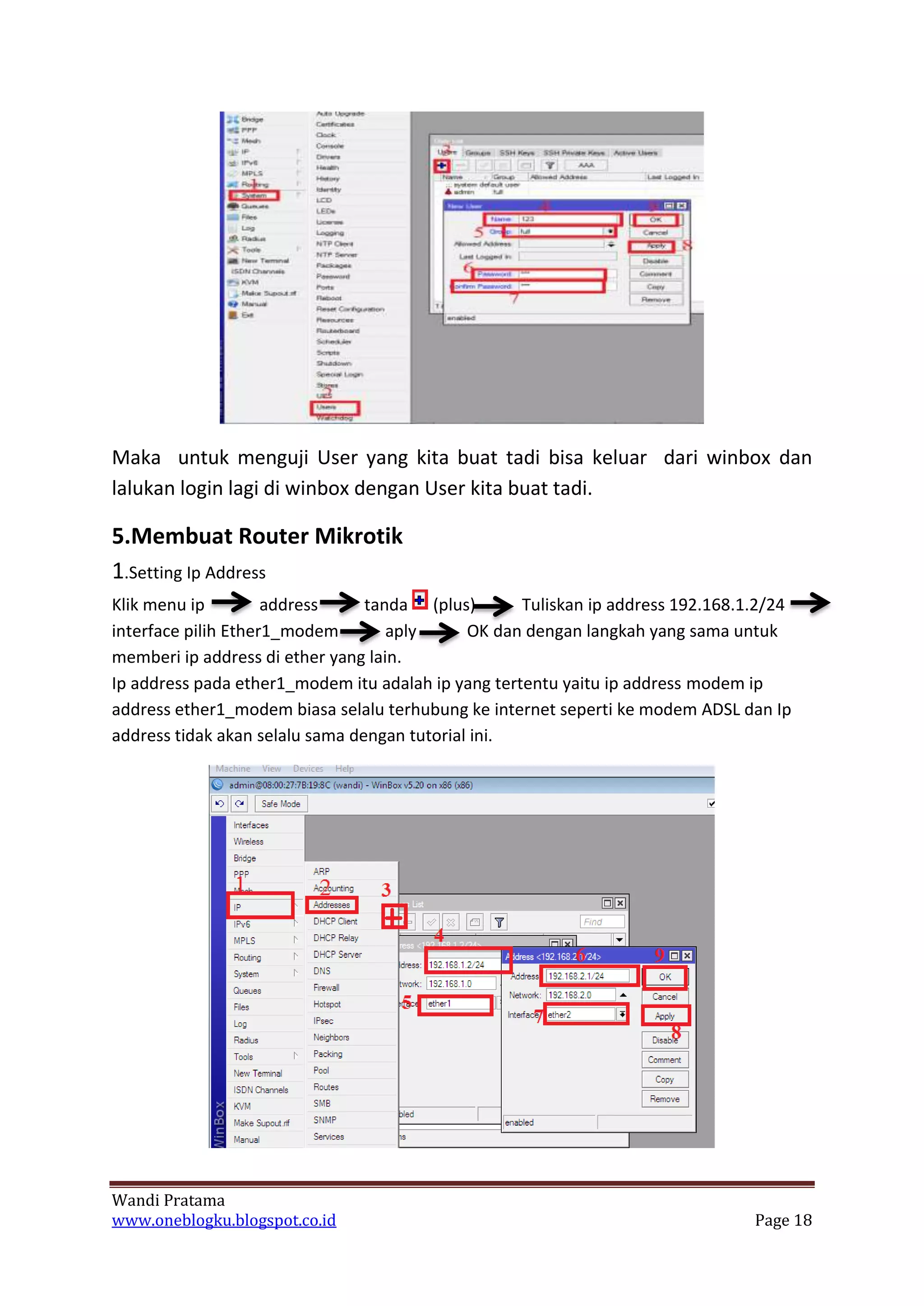Modul Pembelajaran Mikrotik | PDF