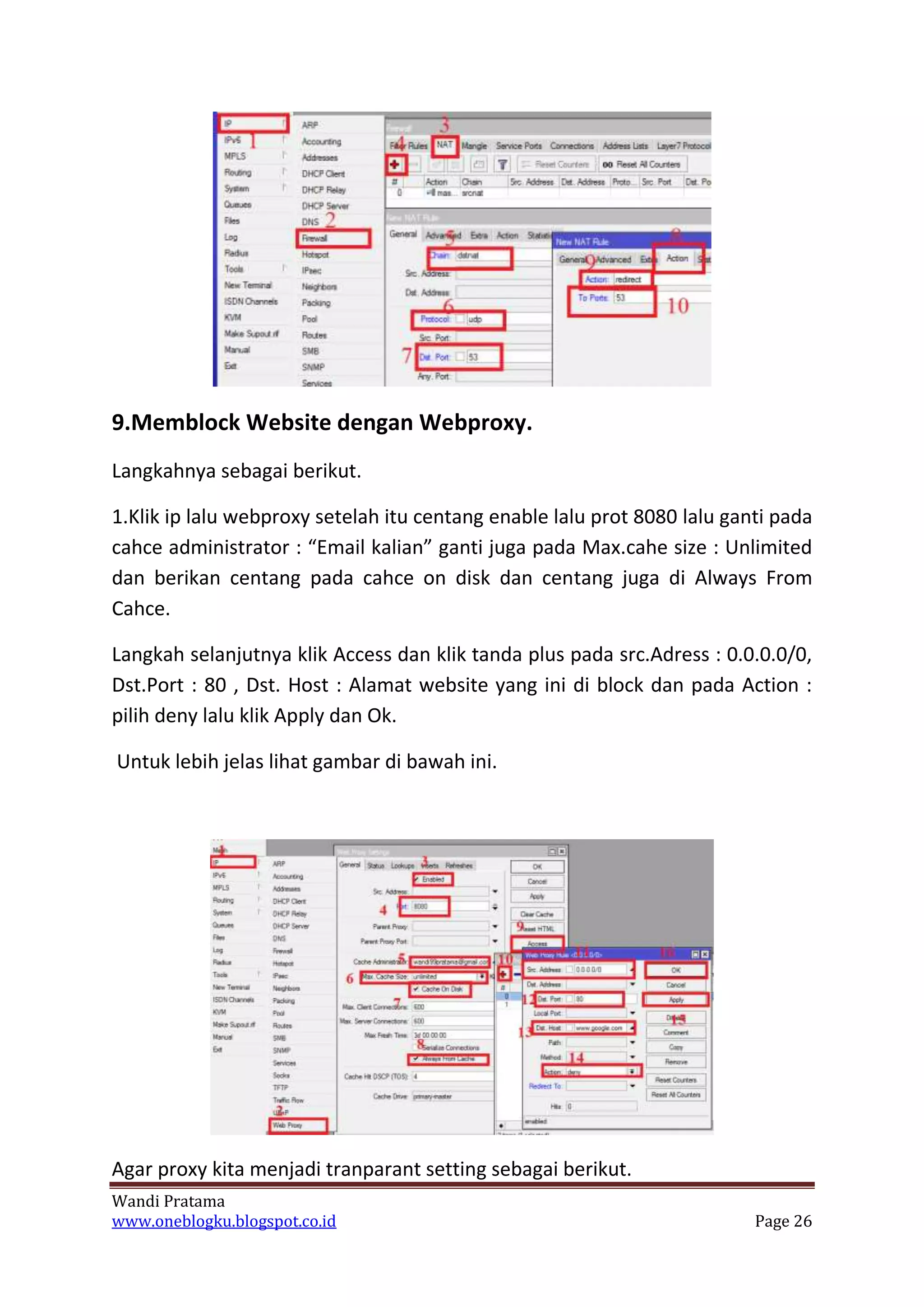 Modul Pembelajaran Mikrotik | PDF