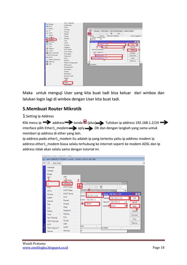 Modul Pembelajaran Mikrotik | PDF