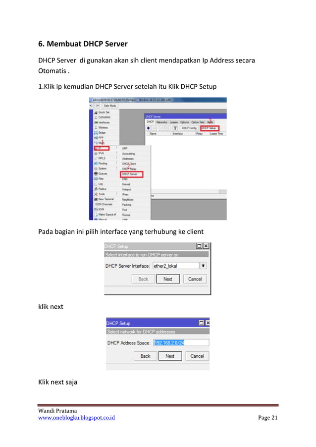 Modul Pembelajaran Mikrotik | PDF